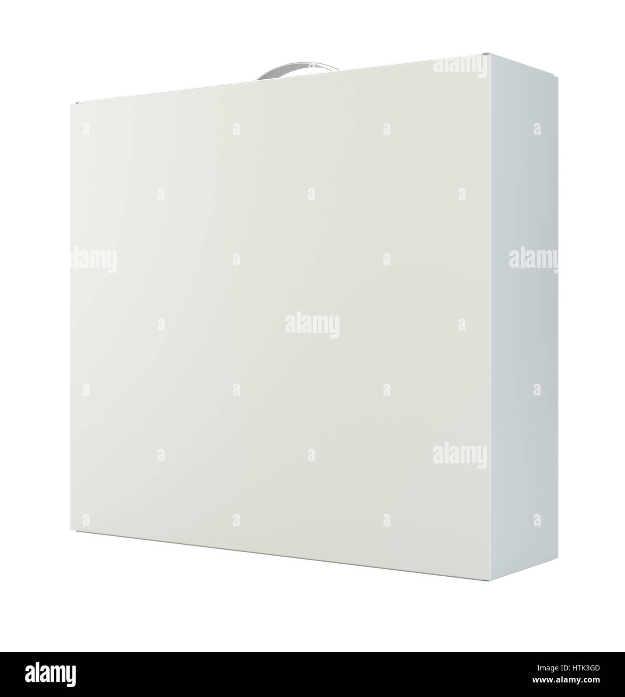 Empty package on white background. 3d rendering Stock Photo - Alamy