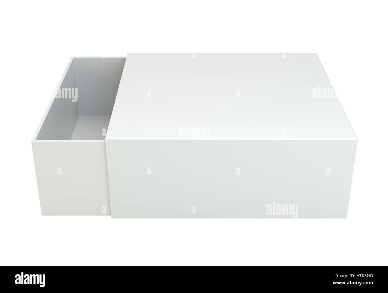 Package isolated on white background. 3d rendering Stock Photo - Alamy