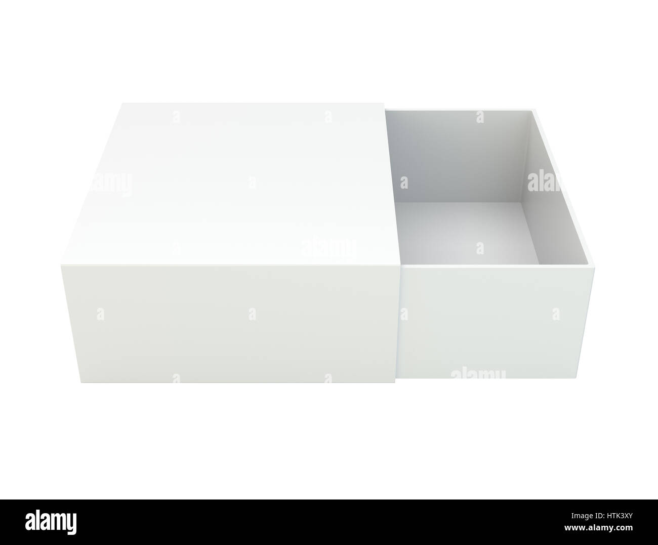 Package isolated on white background. 3d rendering Stock Photo - Alamy