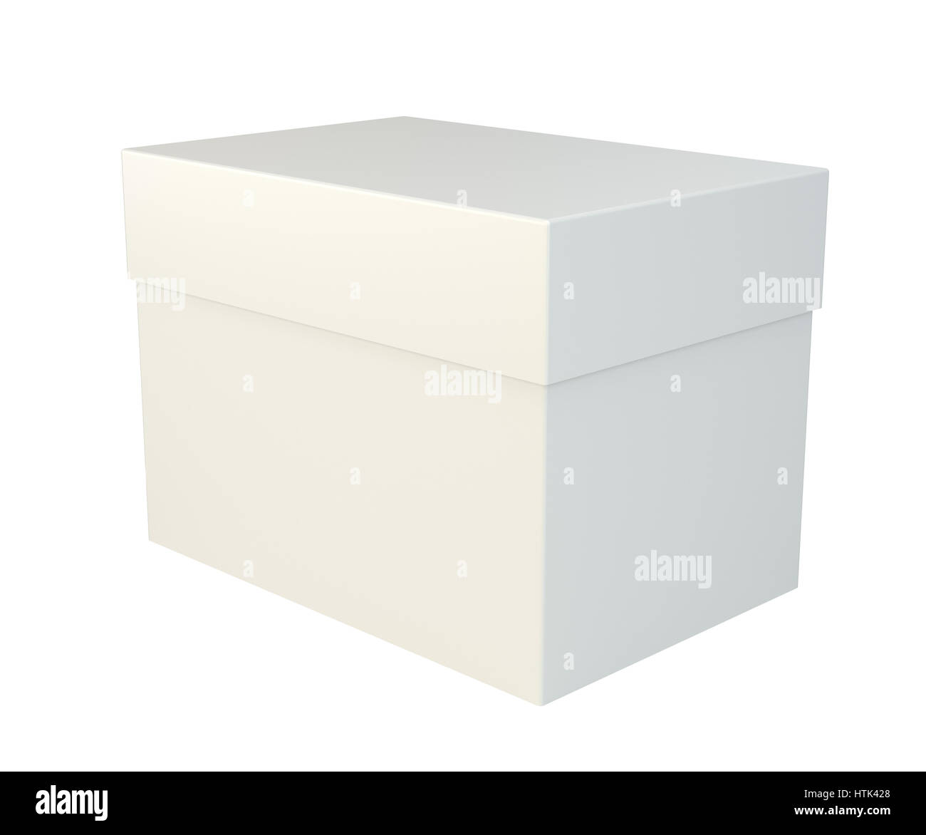 Empty package isolated on white background. 3d rendering Stock Photo ...