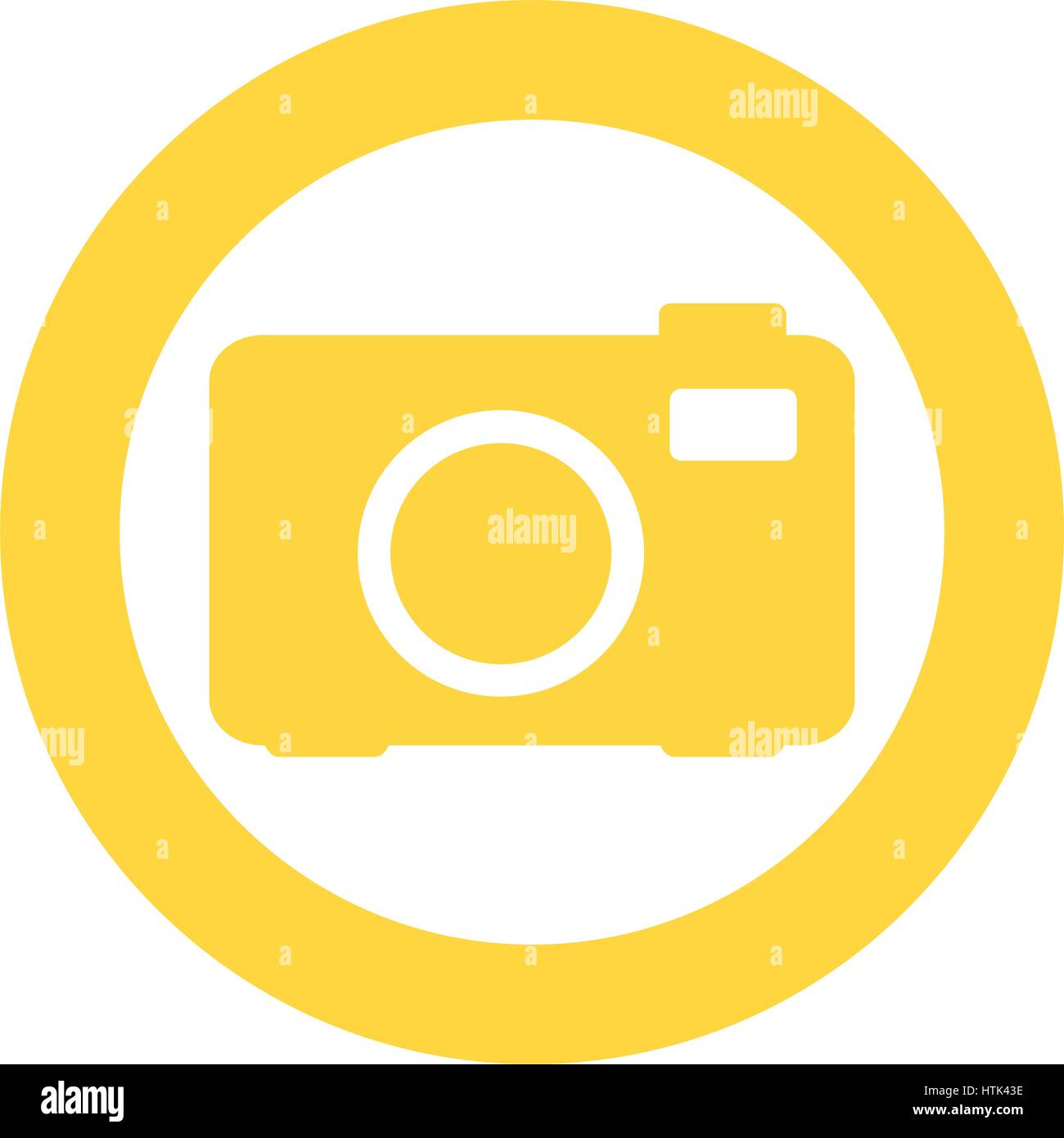 yellow symbol camera icon Stock Vector Image & Art - Alamy