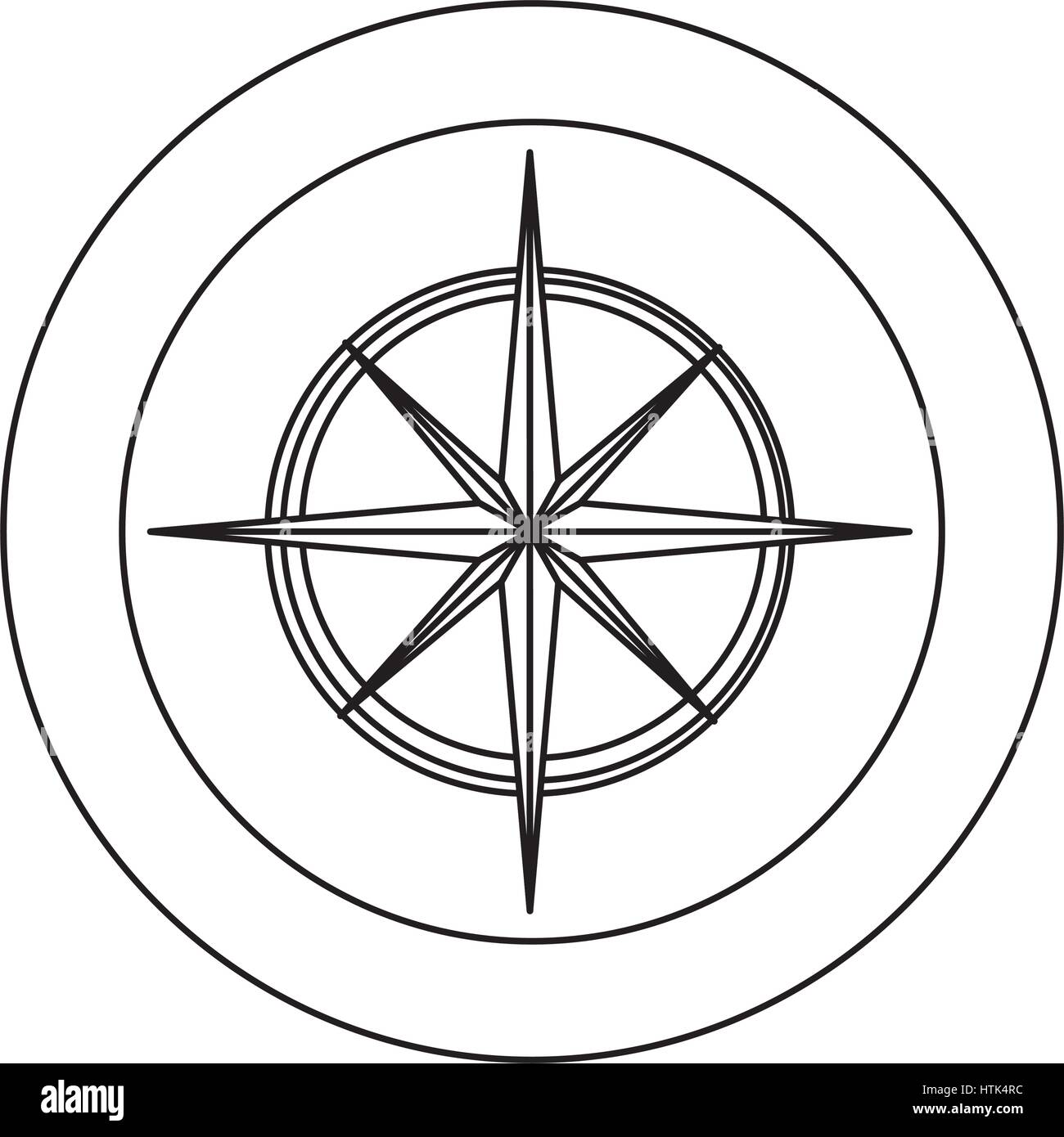 figure symbol compass star icon Stock Vector Image & Art - Alamy