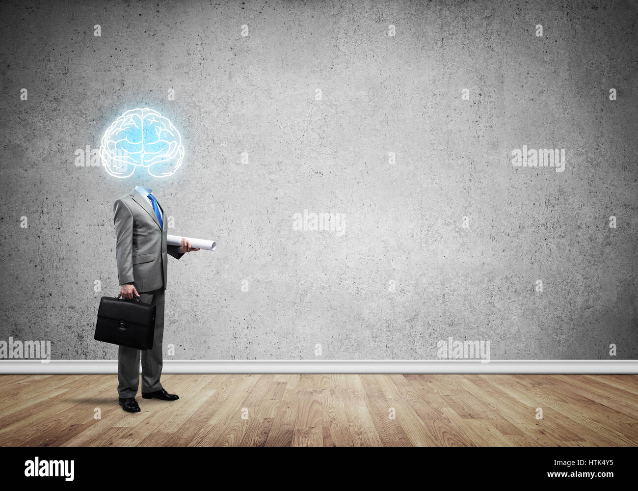 Man of great mind Stock Photo - Alamy