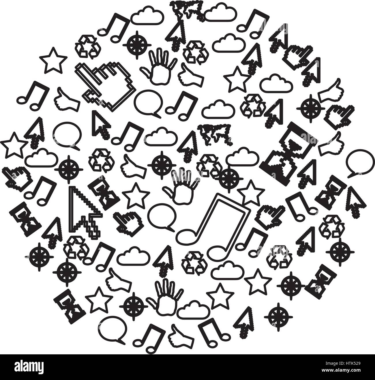 Technological font symbol hi-res stock photography and images - Alamy