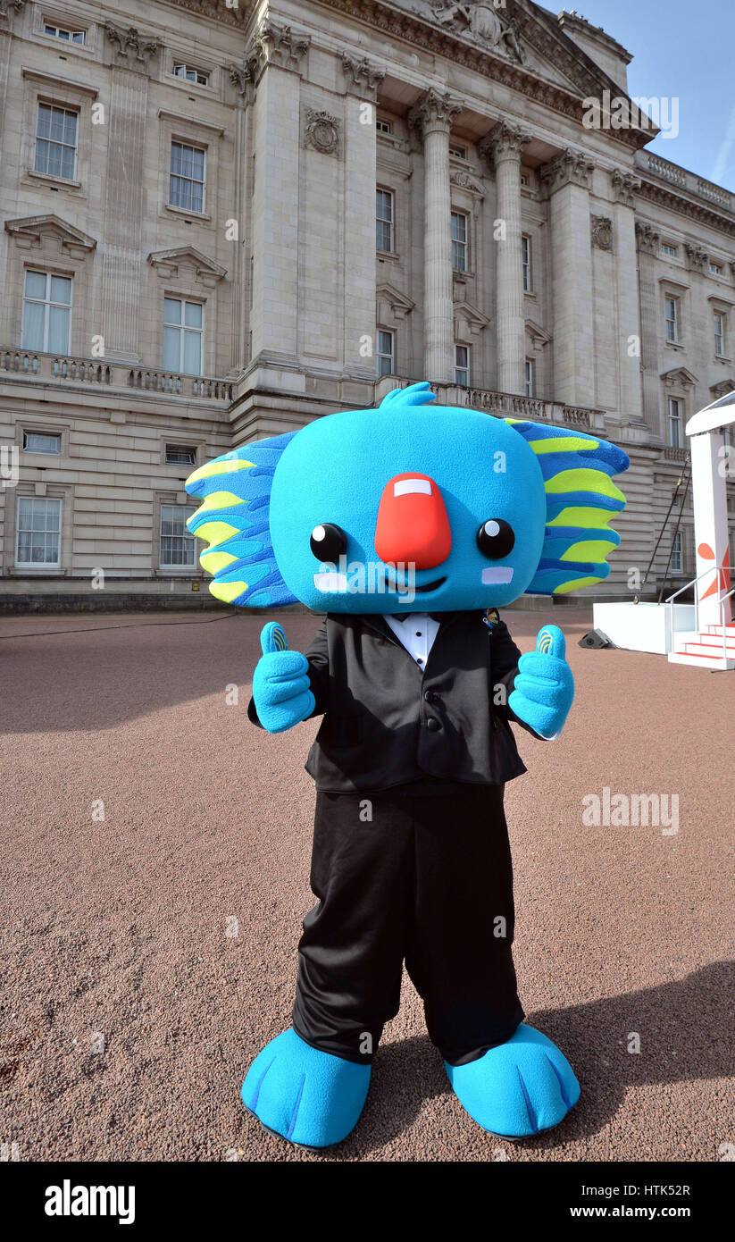 Borobi the mascot for the 2018 Gold Coast Commonwealth Games, outside ...