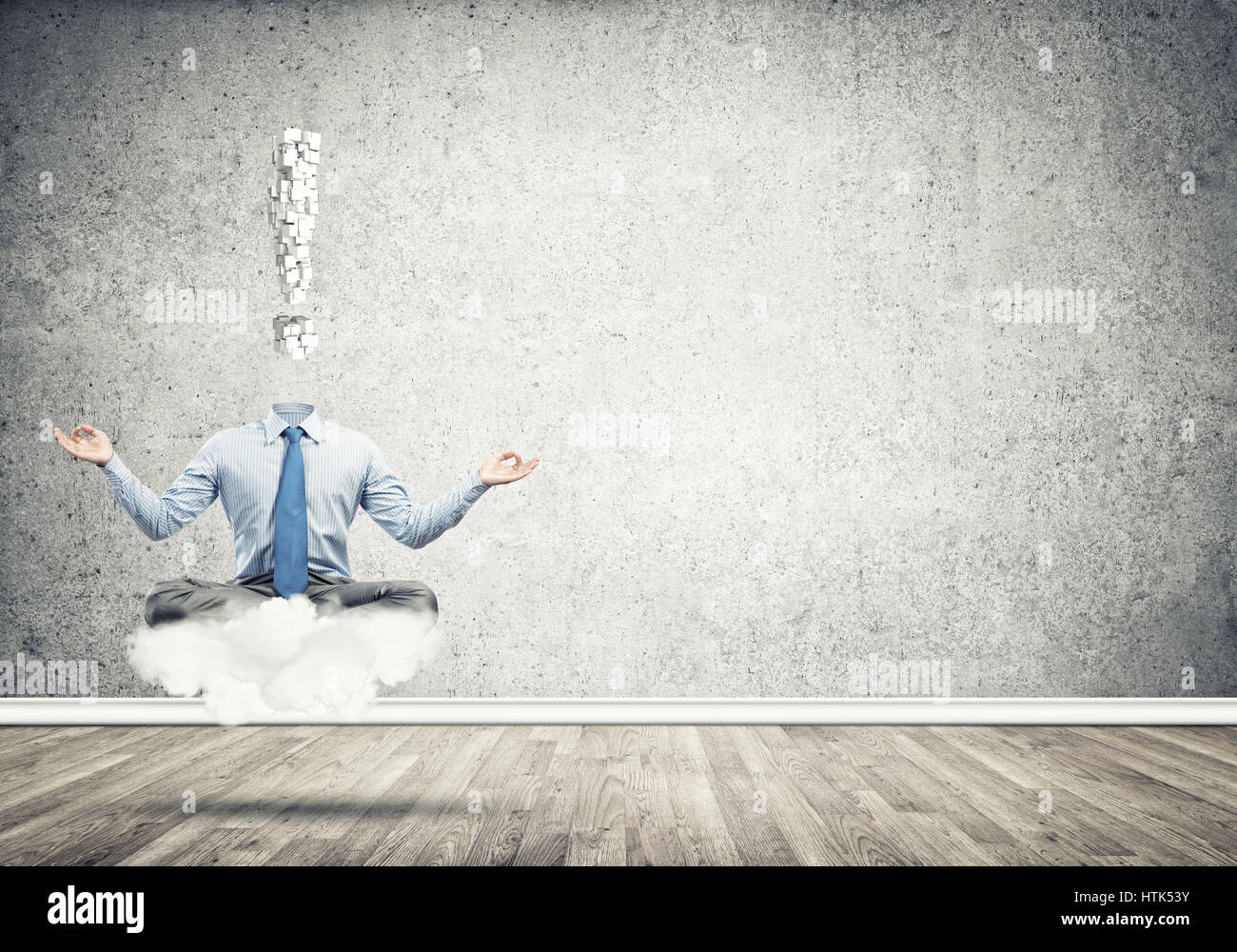 Relax and find solution Stock Photo - Alamy