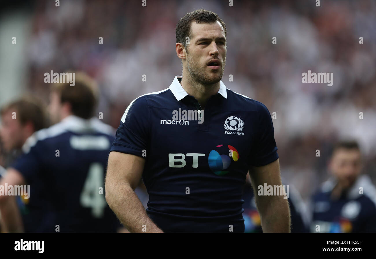 Scotland's Tim Visser during the RBS Six Nations match at Twickenham ...