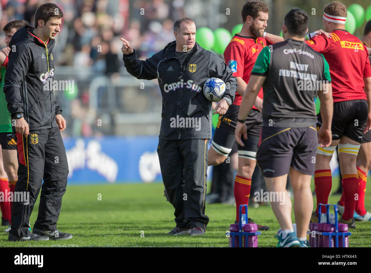 Cologne, Germany. 11th Mar, 2017. Germany's coach Frederik 'Kobus ...