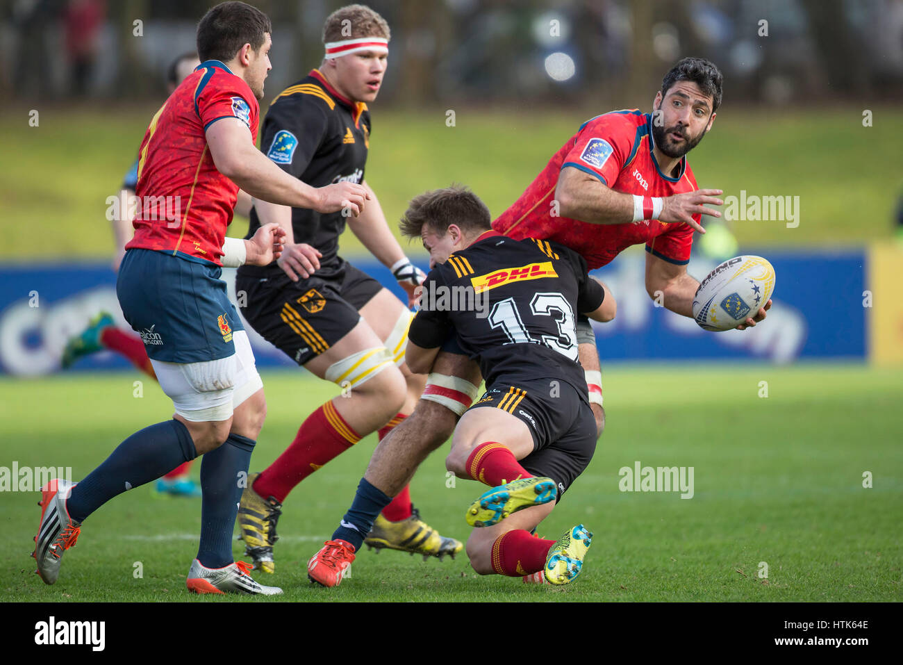 Cologne, Germany. 11th Mar, 2017. Marcel Coetzee (Germany, 13) and ...
