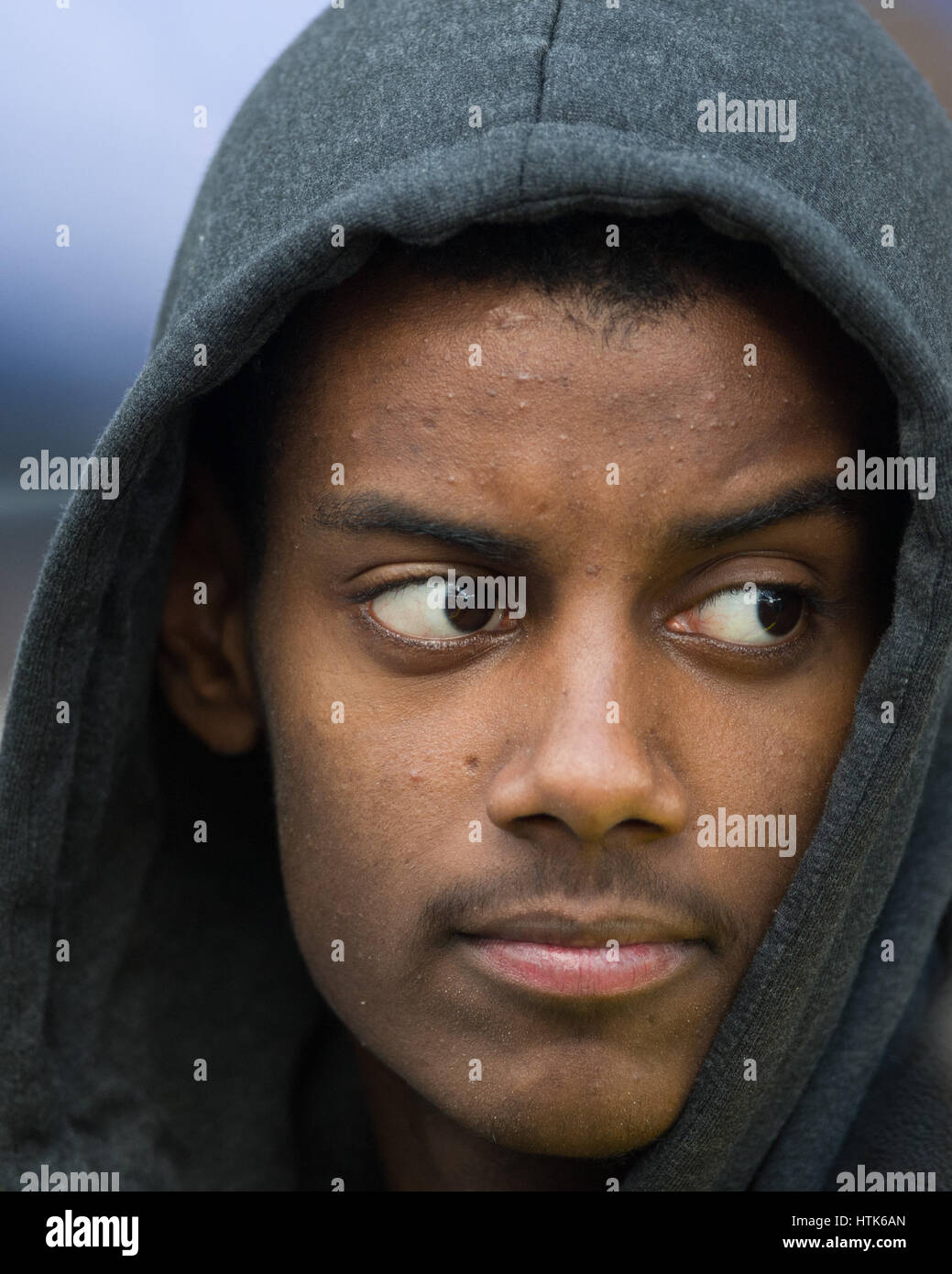 Berlin, Germany. 11th Mar, 2017. Dortmund's Alexander Isak ...