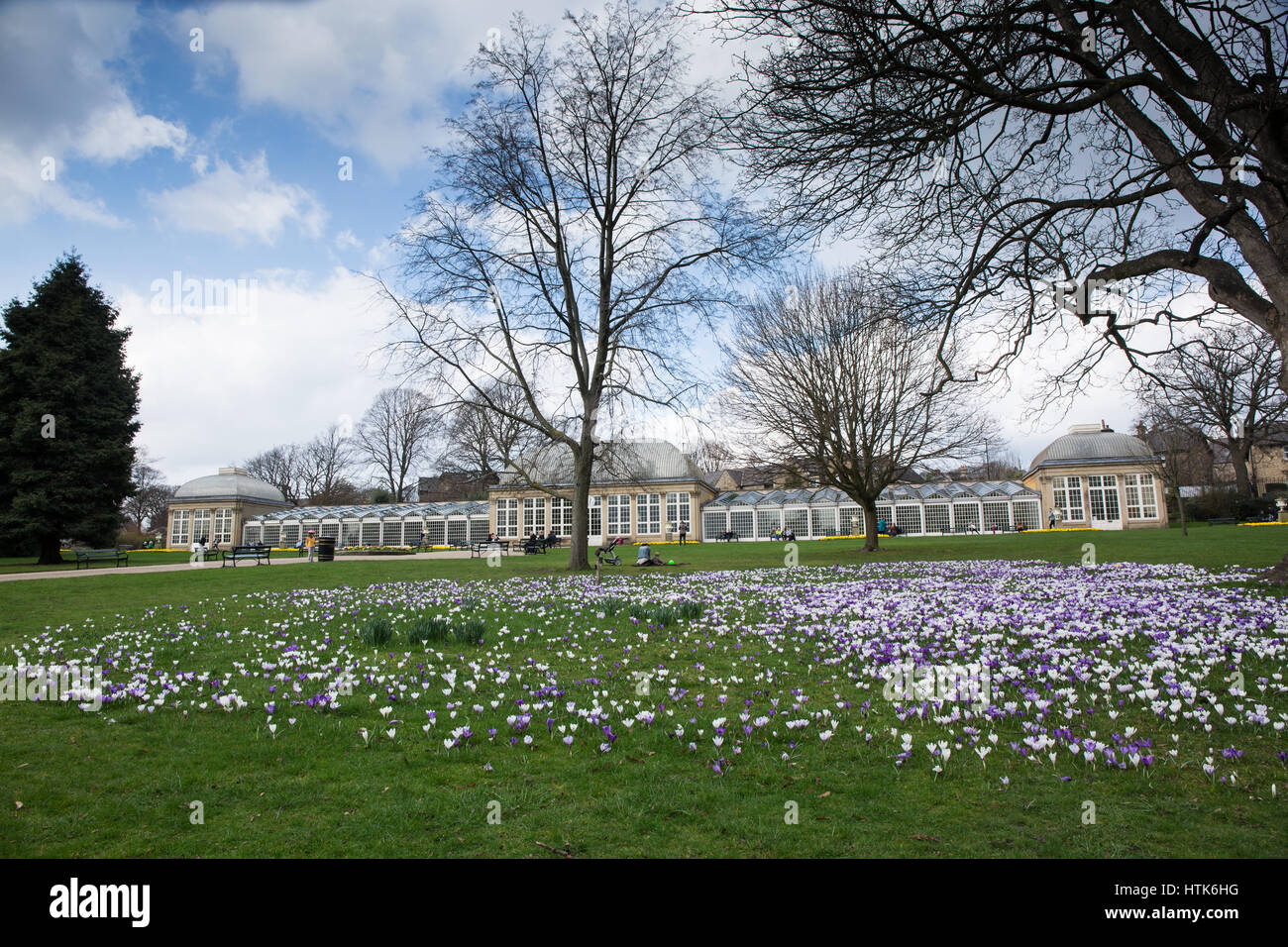 Sheffield Botanical Gardens in the Spring Sunshine Stock Photo - Alamy