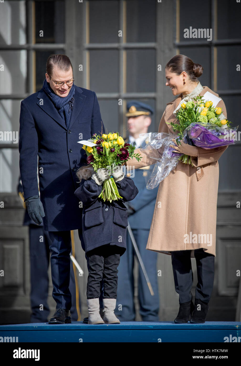 Stockholm, Sweden. 12th Mar, 2017. Crown Princess Victoria, Prince ...