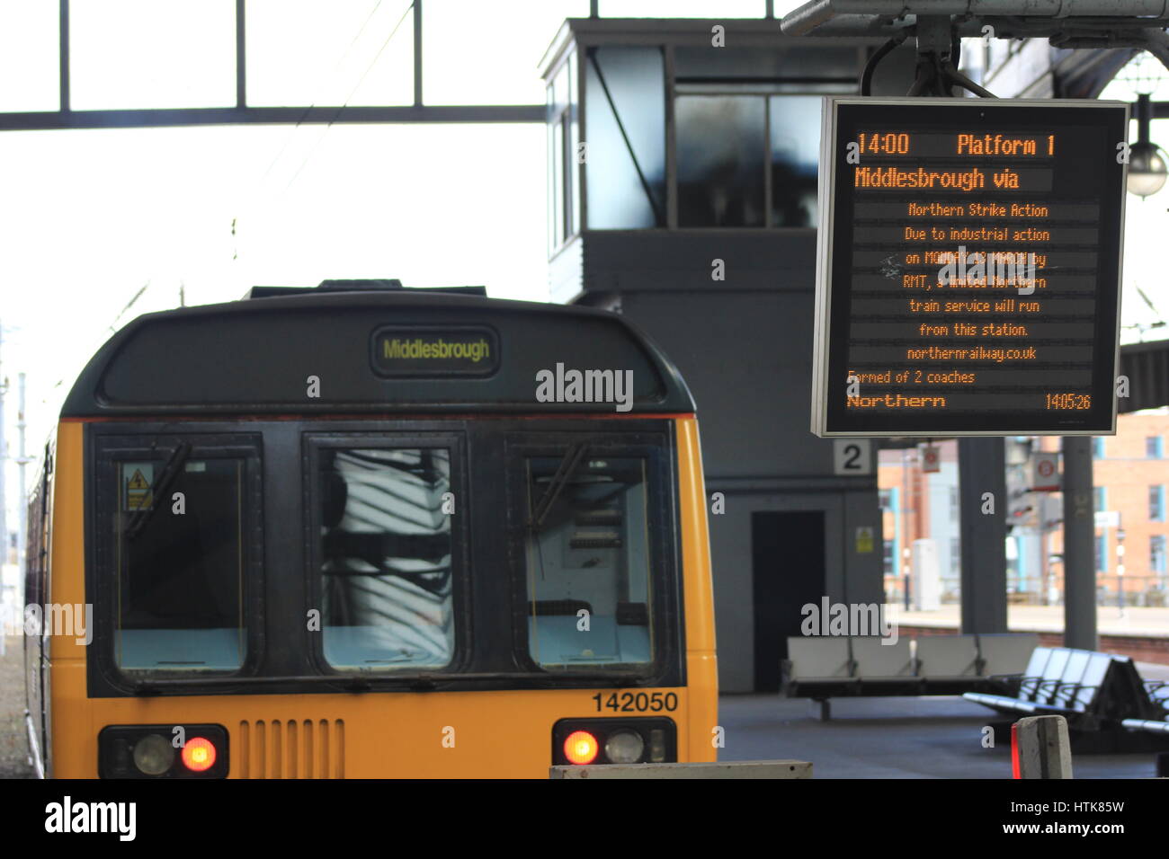 Northern Rail Strike Action Due to industrial Action on Monday 13th ...