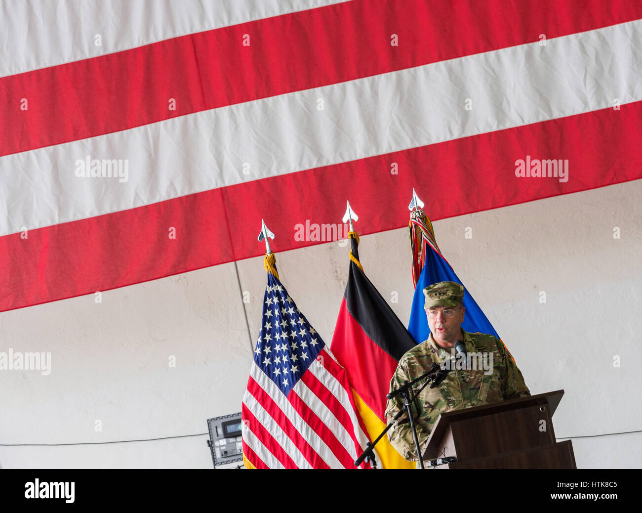 Illesheim, Germany. 9th Mar, 2017. Lieutenant General Frederick Ben ...