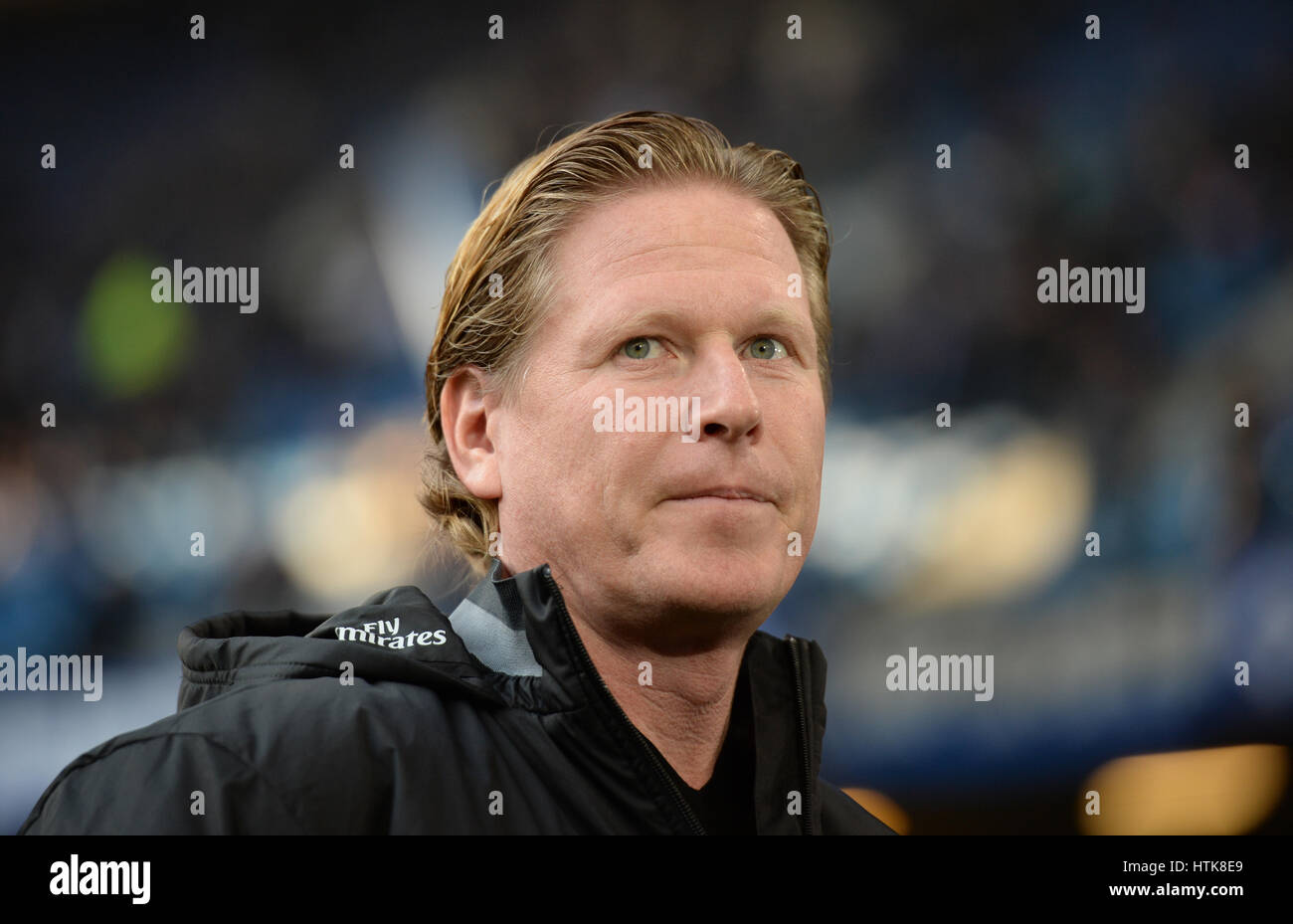 Hamburg, Germany. 12th Mar, 2017. Hamburg's coach Markus Gisdol ...
