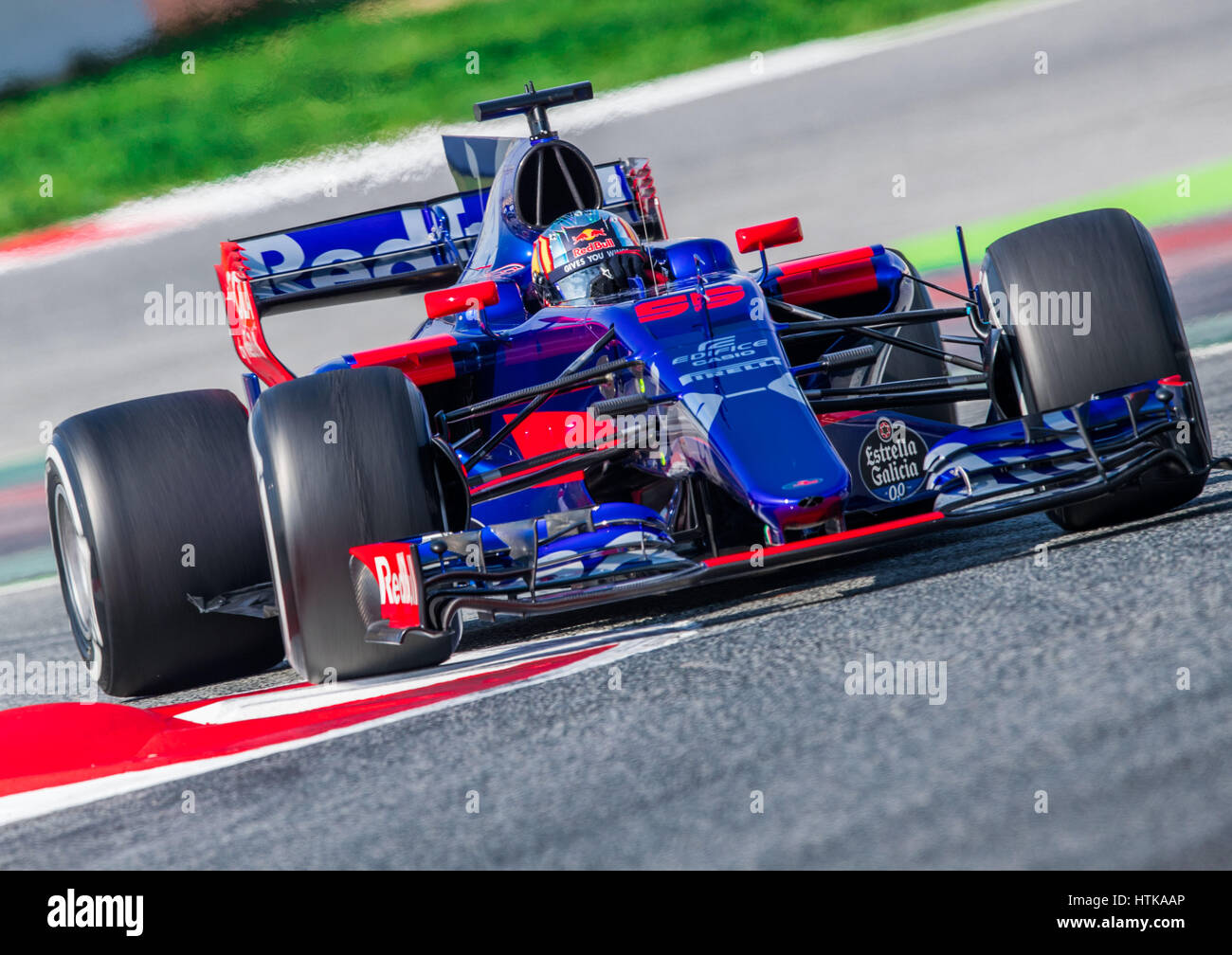 Barcelona, Spain. 28th Feb, 2017. Spanish F1 driver Carlos Sainz in ...