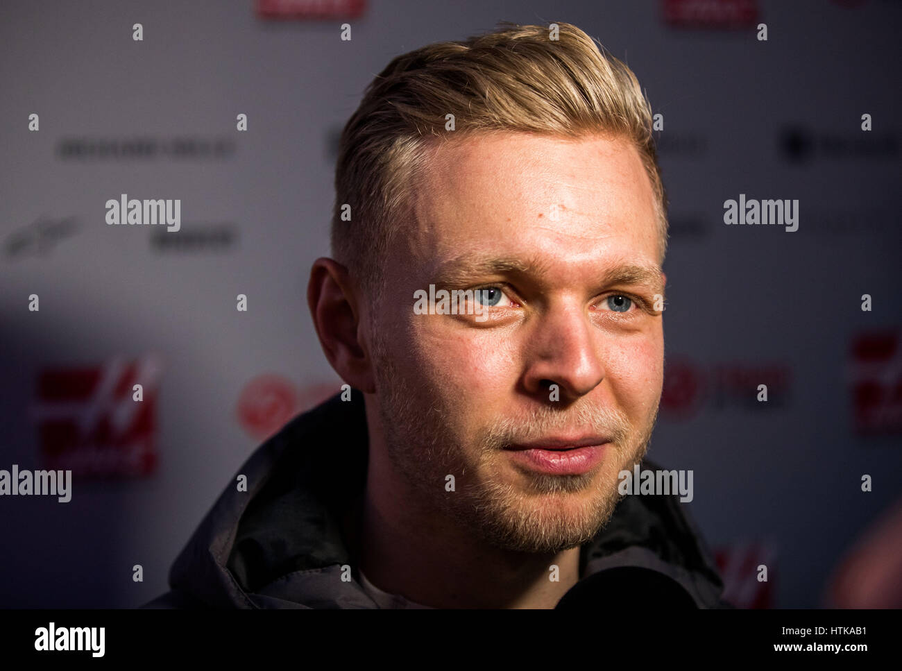 Barcelona, Spain. 28th Feb, 2017. Danish Formula One driver Kevin ...