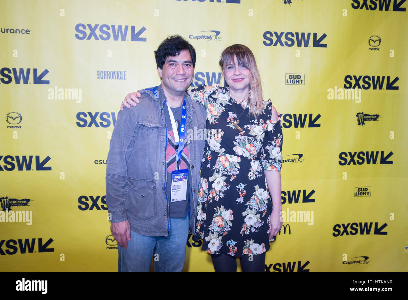 Austin, Texas, USA. 12th March 2017. Editor MIKE SAENZ and Director ...