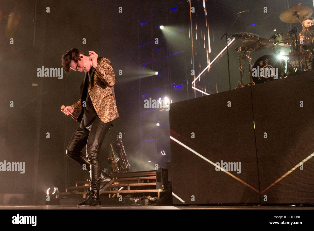 Rosemont, Illinois, USA. 11th Mar, 2017. BRENDON URIE and DAN PAWLOVICH ...