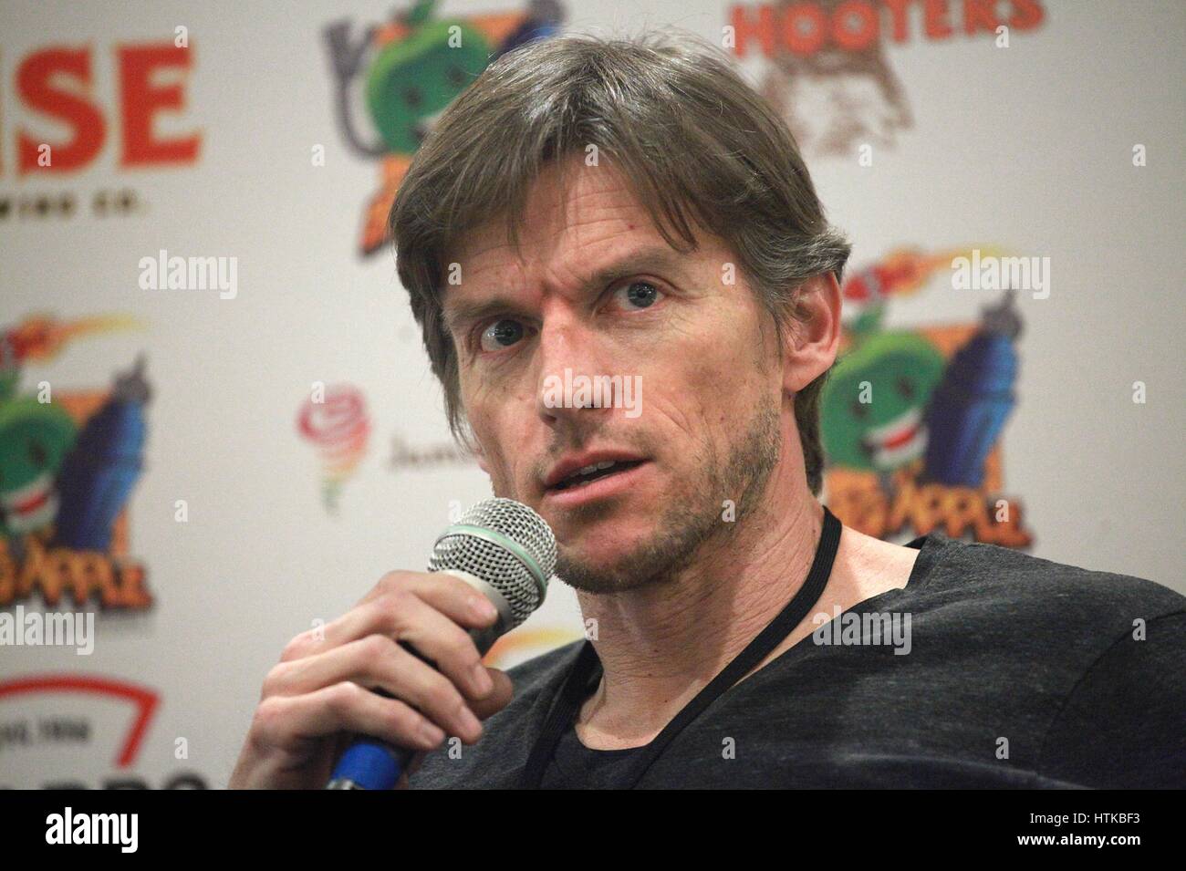 New York, NY, USA. 12th Mar, 2017. Gideon Emery of Netflix Daredevil ...