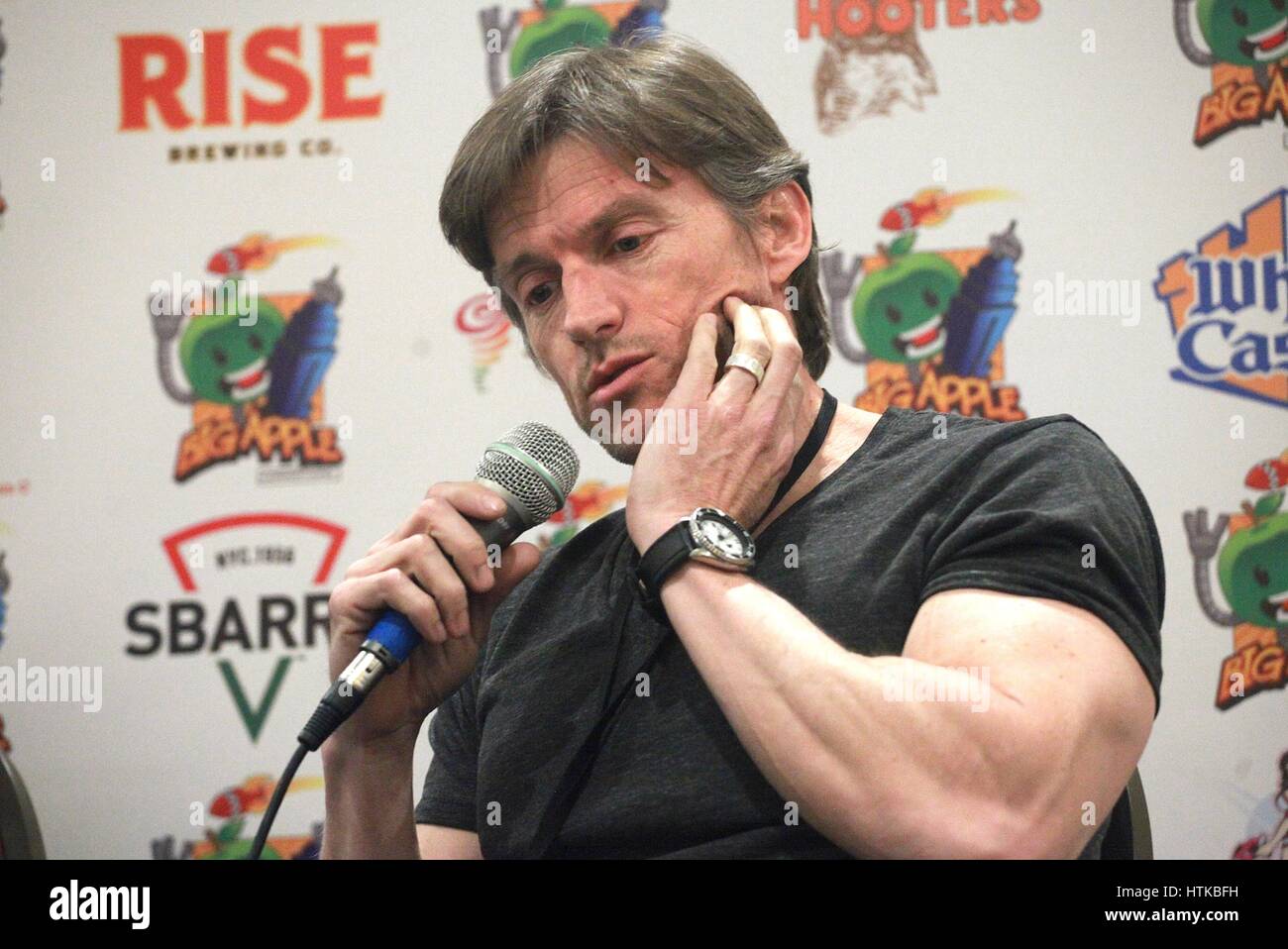 New York, NY, USA. 12th Mar, 2017. Gideon Emery of Netflix Daredevil ...