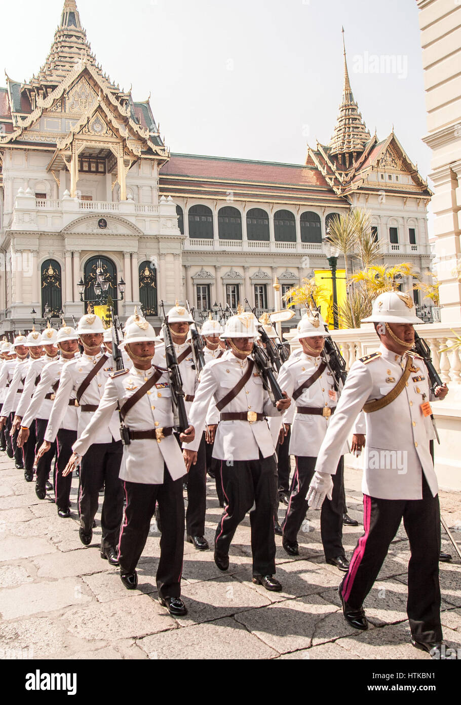 Thai soldiers in uniform at hi-res stock photography and images - Alamy
