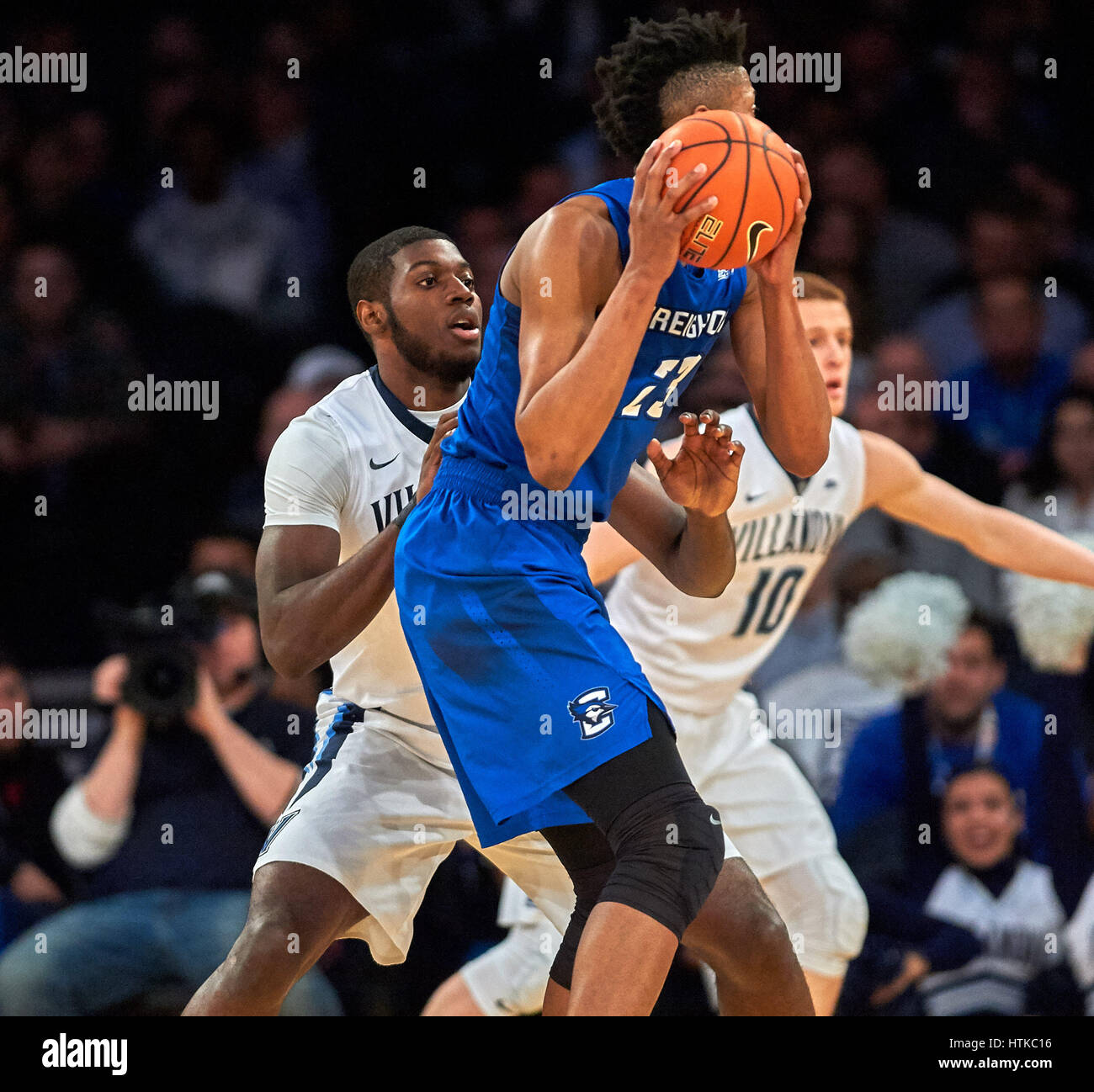 New York, New York, USA. 11th Mar, 2017. Villanova's guard/forward Eric ...