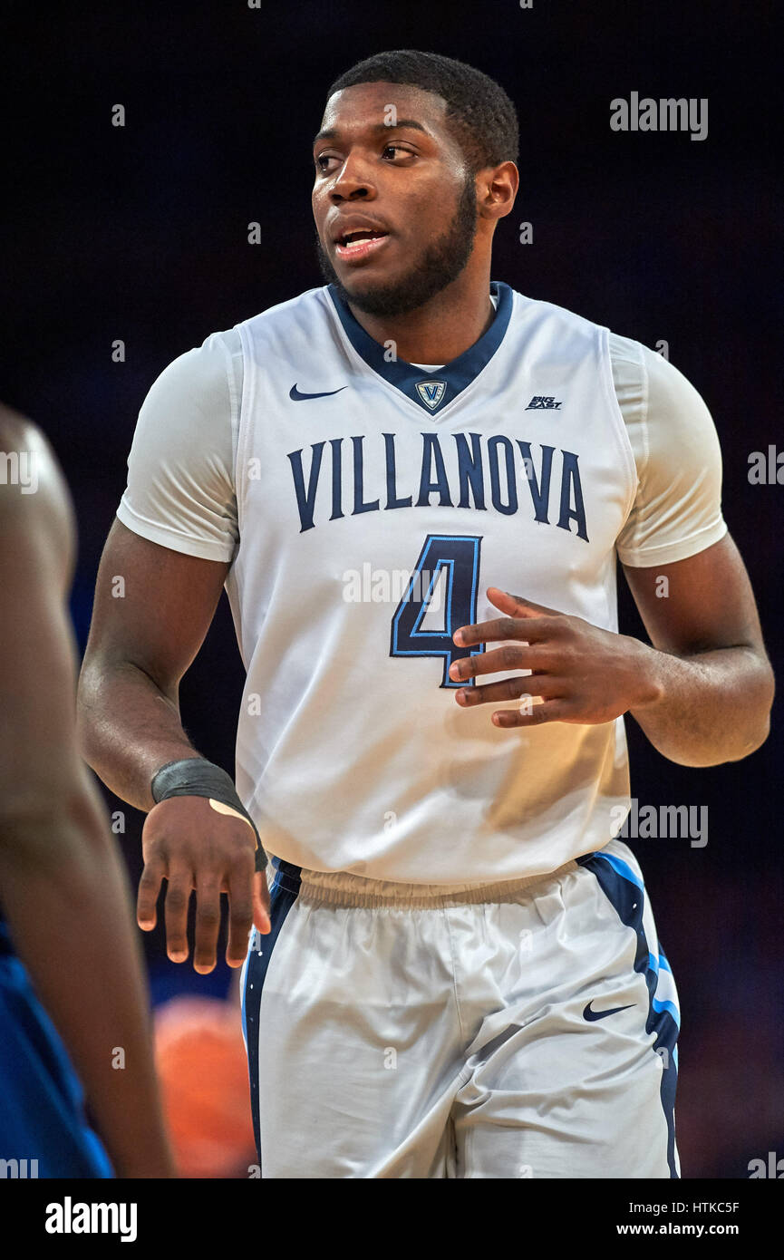 New York, New York, USA. 11th Mar, 2017. Villanova's guard/forward Eric ...