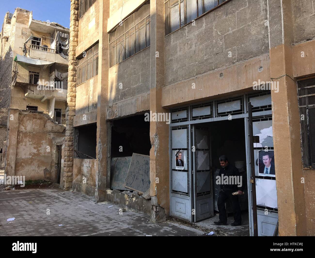 Smashed windows in school building hi-res stock photography and images ...