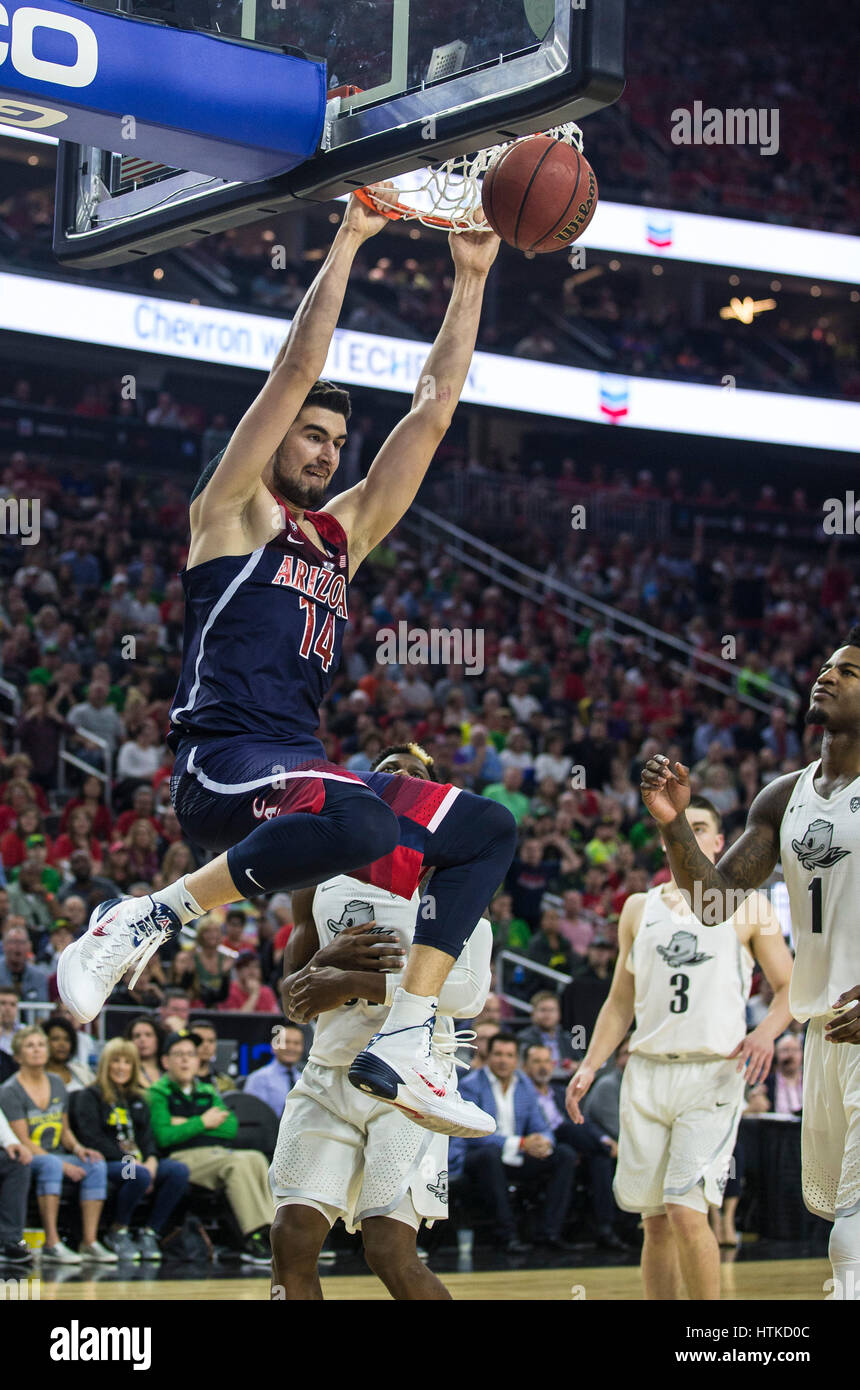 Mar 11 2017 Las Vegas, NV, U.S.A. Arizona center Dusan Ristic (14 ...