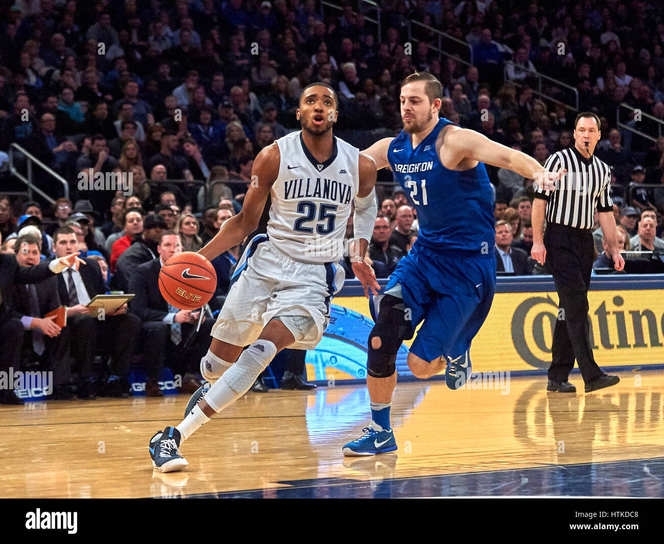 New York, New York, USA. 11th Mar, 2017. Villanova's guard/forward ...