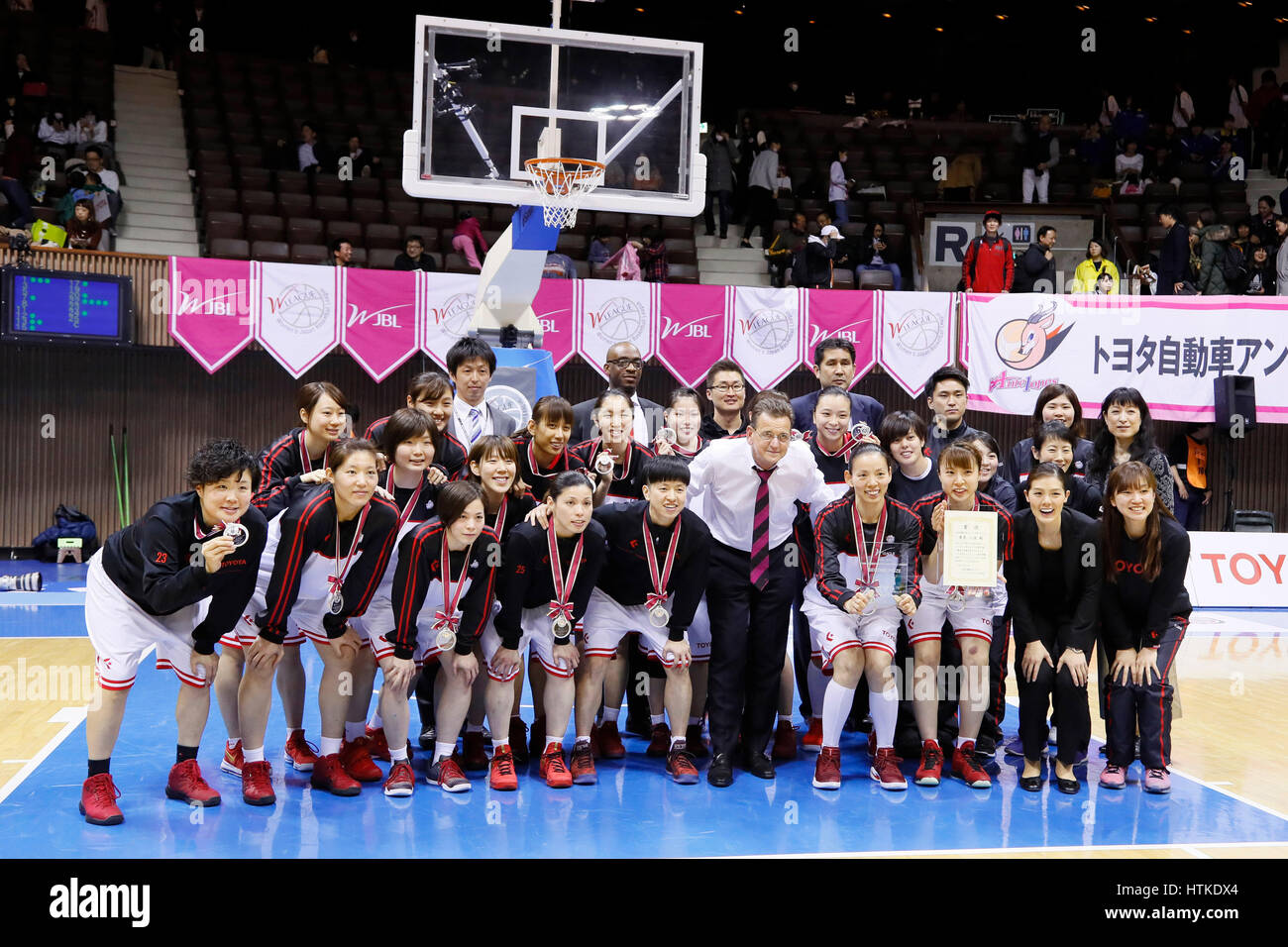 nd Yoyogi Gymnasium, Tokyo, Japan. 12th Mar, 2017. Toyota Antelopes ...
