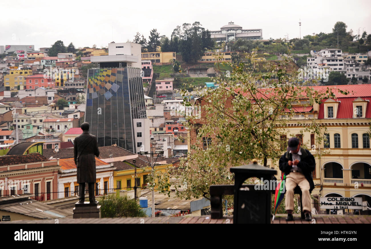 Quito, Ecuador. 13th Oct, 2016. View of hte modern, glass-covered ...