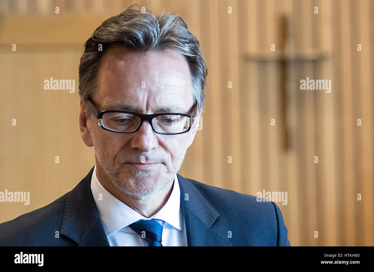 Duesseldorf, Germany. 13th Mar, 2017. Holger Muench, president of the ...
