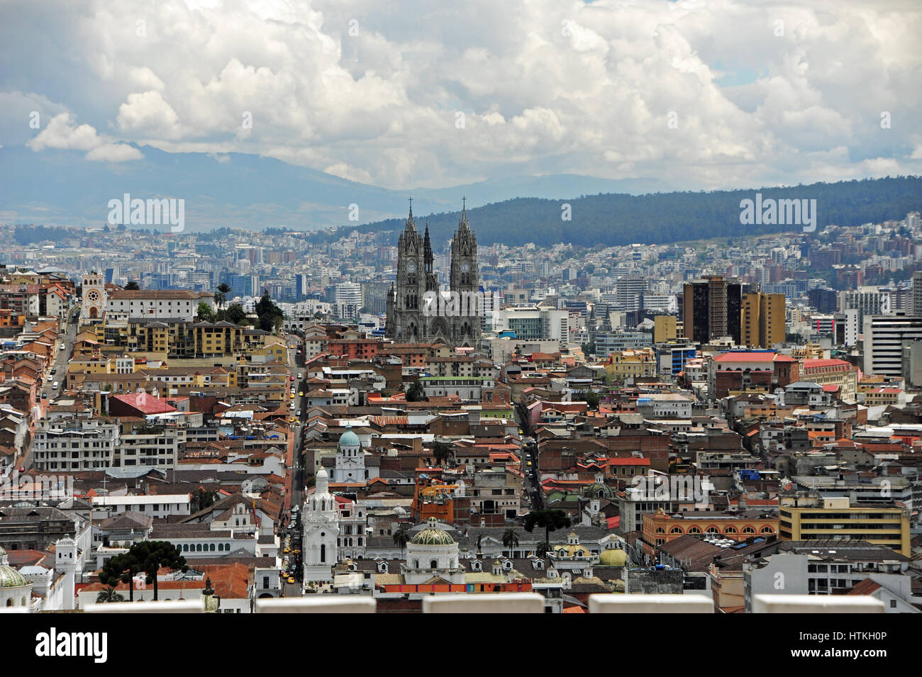Quito, Ecuador. 13th Oct, 2016. View of Ecuador's capital city Quito ...