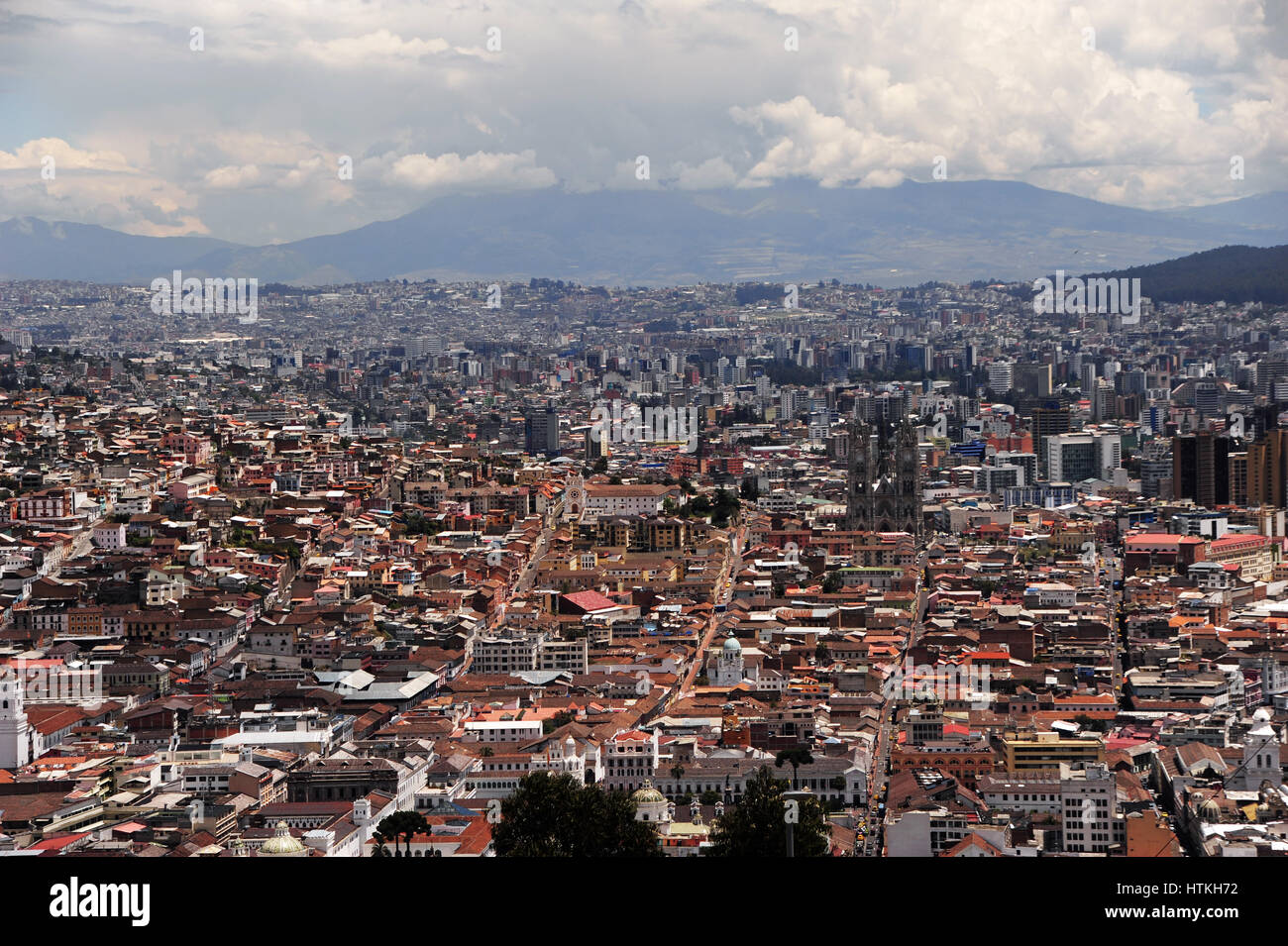 Quito, Ecuador. 13th Oct, 2016. View of Ecuador's capital city (2850 ...