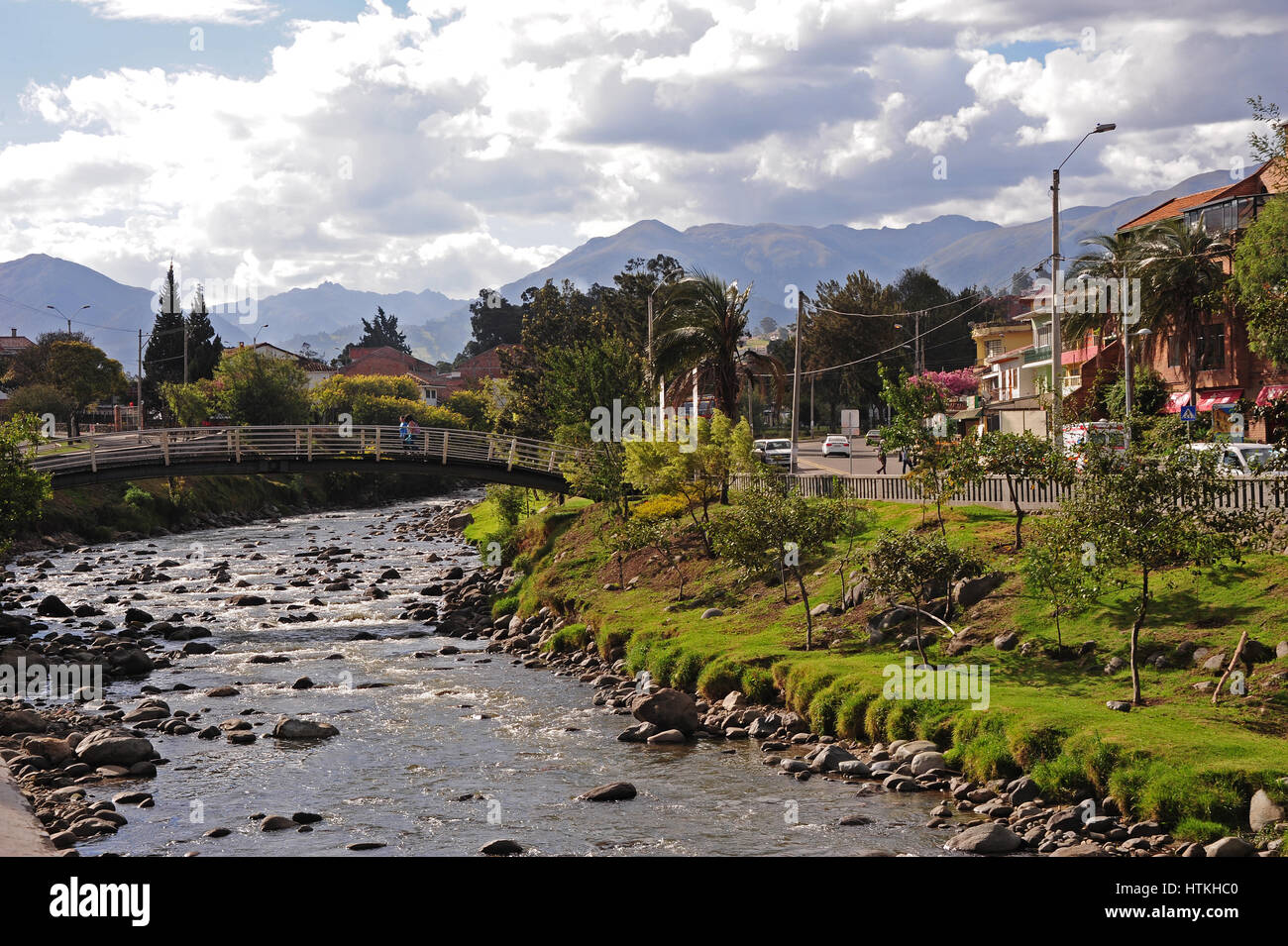 The town of Cuenca in southern Ecuador is quite European in character ...