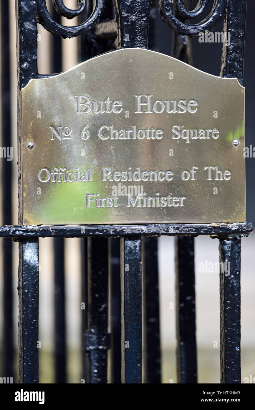 Bute house official residence first hi-res stock photography and images ...