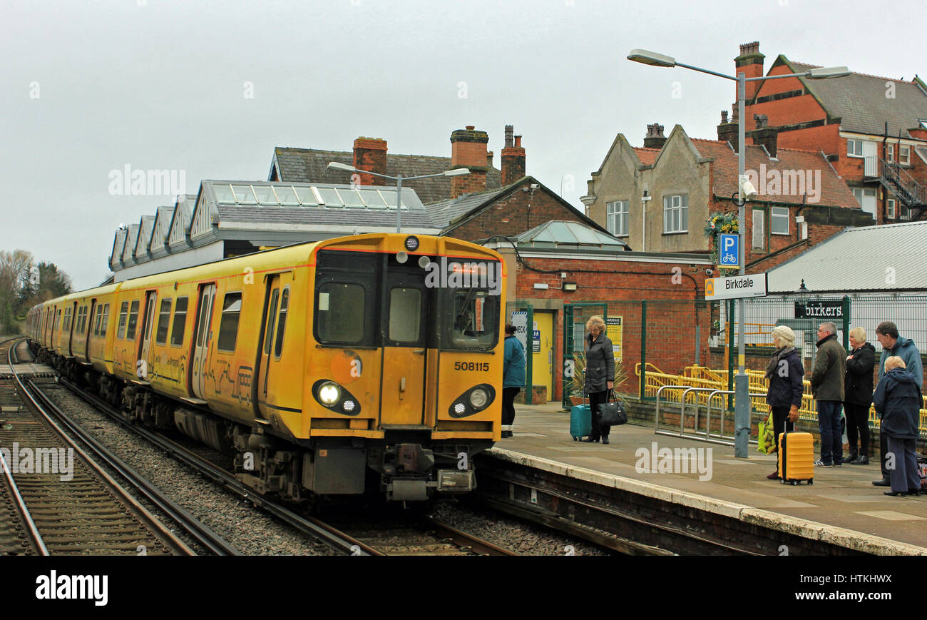 Southport, Merseyside, UK. 13th Mar, 2017. RMT Industrial action on the ...