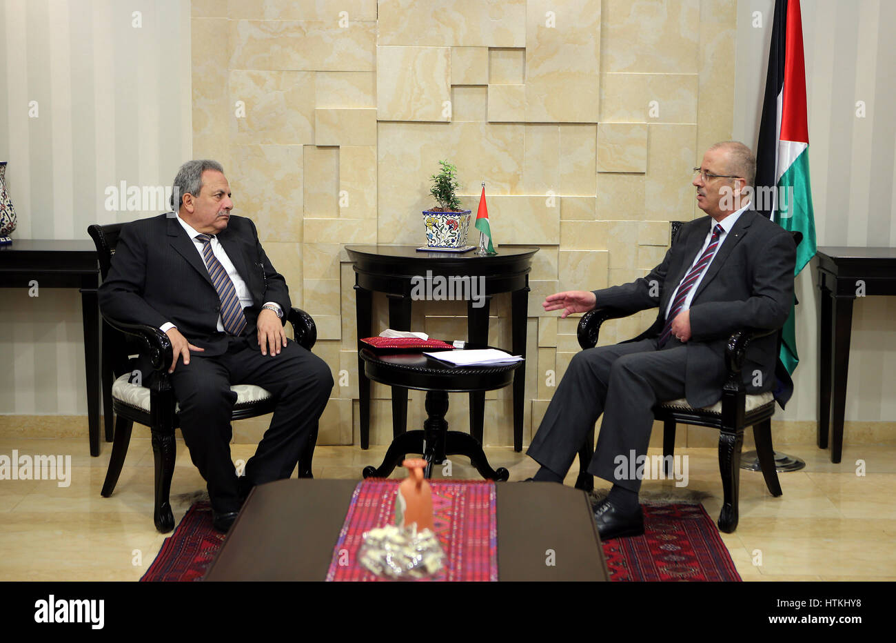 Ramallah, West Bank, Palestinian Territory. 13th Mar, 2017. Palestinian ...