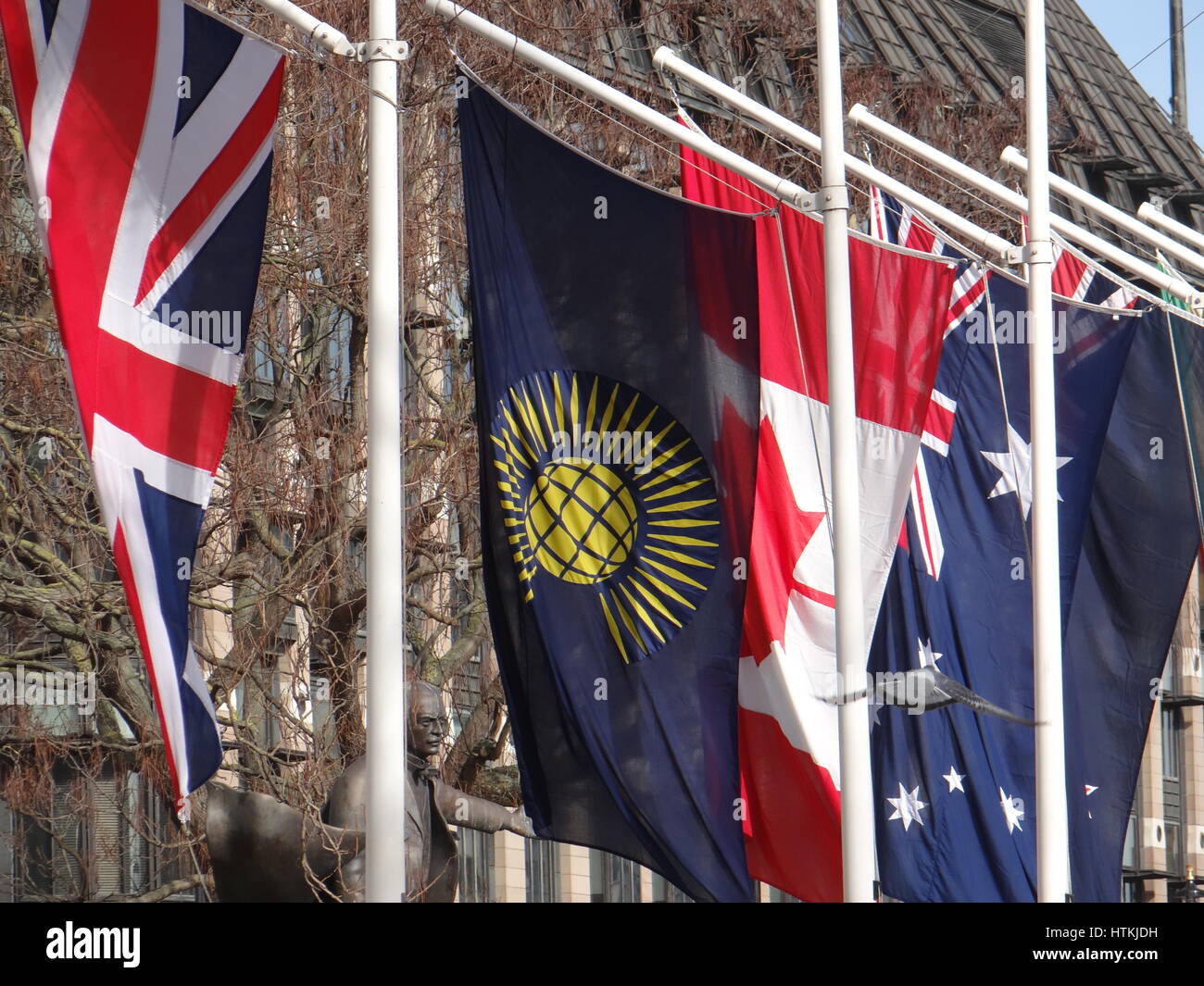 Queen elizabeth ii commonwealth service westminster abbey hi-res stock ...