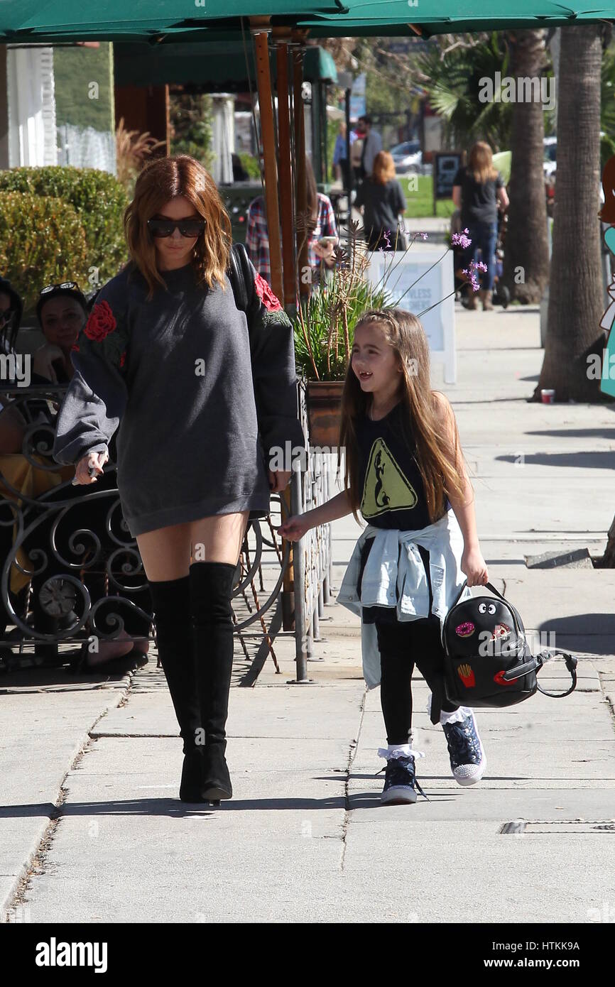 Ashley Tisdale out and about with her niece Mikayla Featuring: Ashley ...