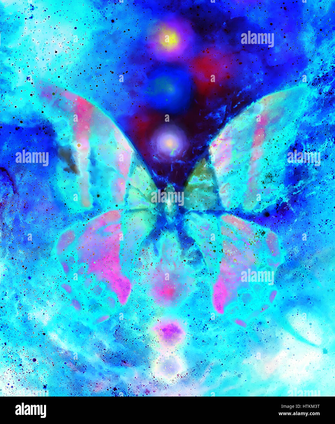 Butterfly light energetic chakras painting hi-res stock photography and ...