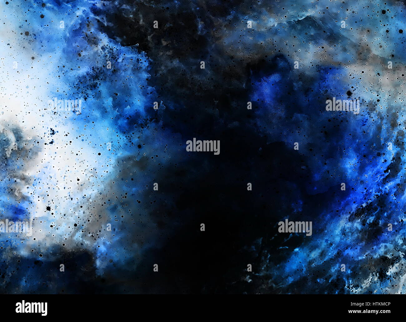 Cosmic space and stars, color cosmic abstract background. Winter effect ...