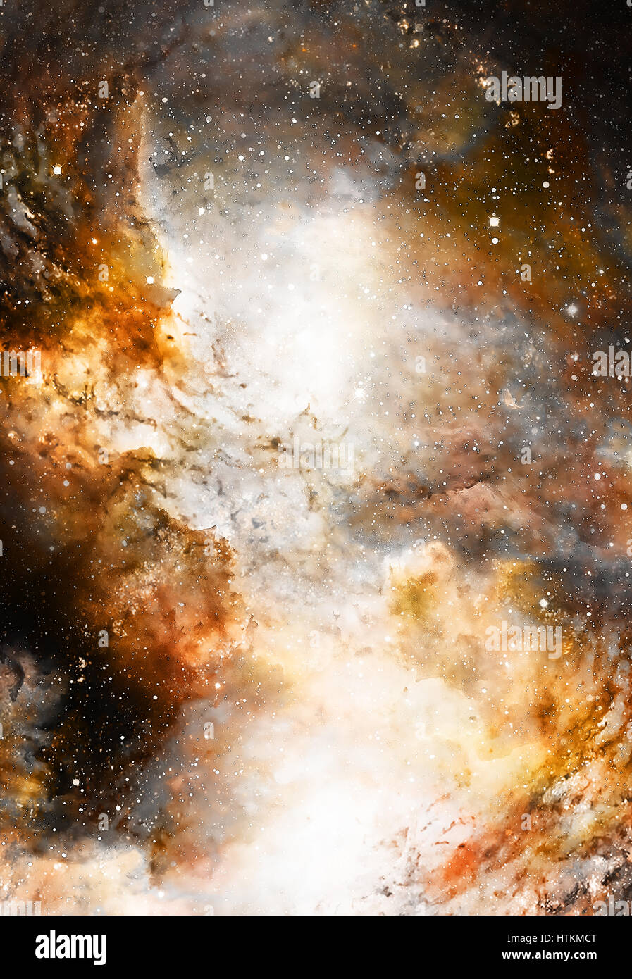 Cosmic space and stars, color cosmic abstract background Stock Photo ...