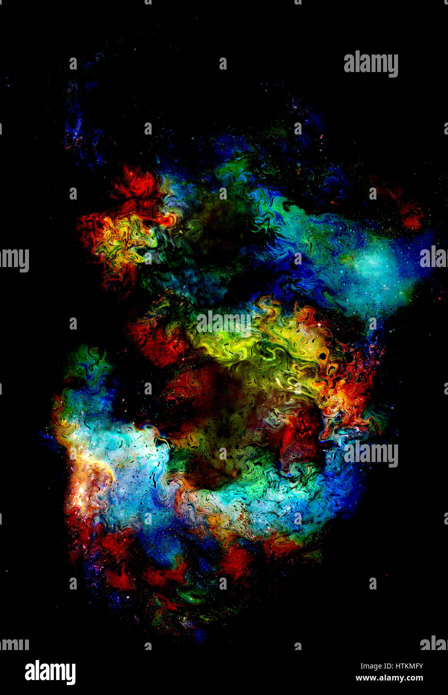 Cosmic space and stars, color cosmic abstract background. Fire effect in space Stock Photo - Alamy