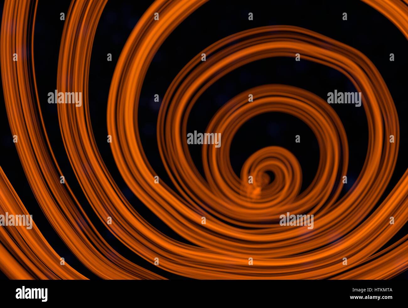 Spiral red orange energy flow 3d render Stock Photo - Alamy