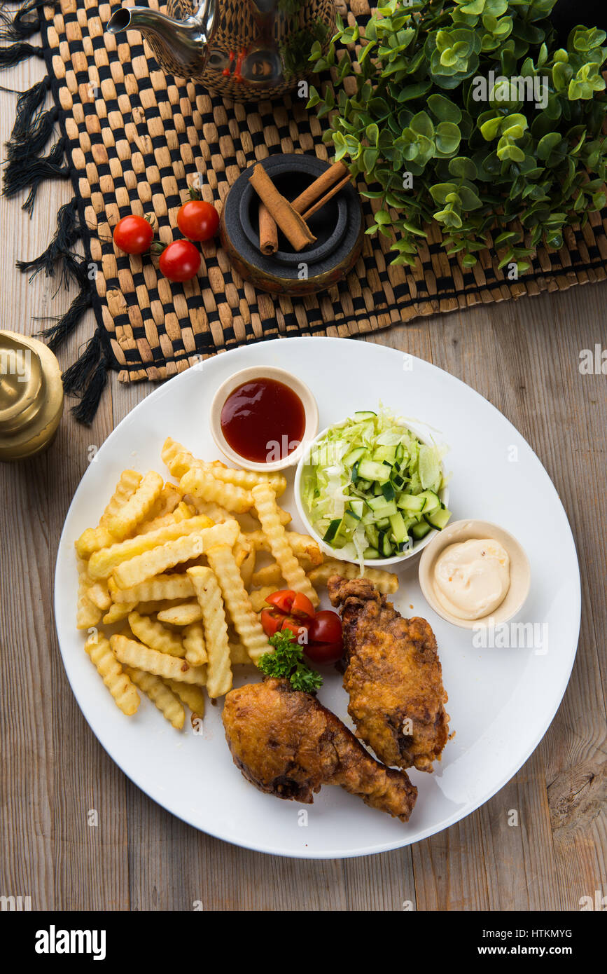 arabic fried chicken Stock Photo - Alamy