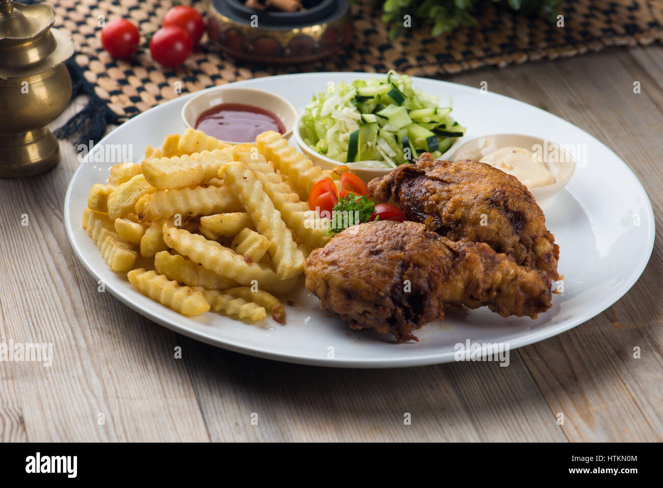 arabic fried chicken Stock Photo - Alamy