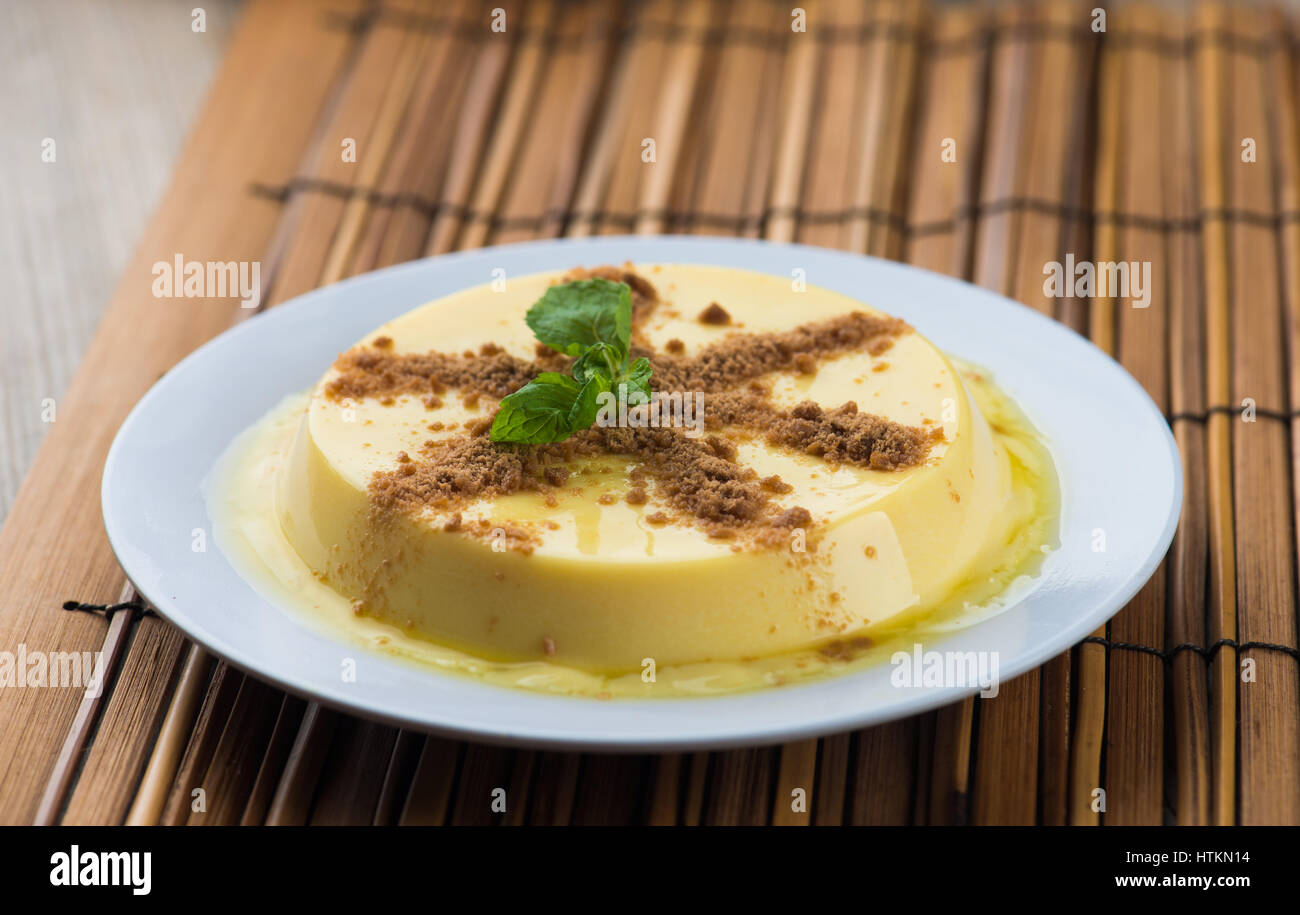 arabic desert pudding Stock Photo - Alamy